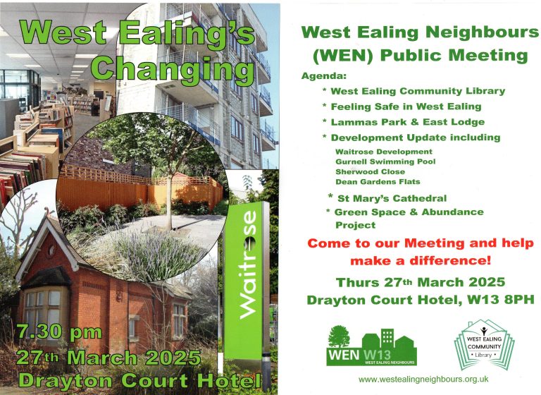 West Ealing Neighbours Blog – Working together to make West Ealing a ...